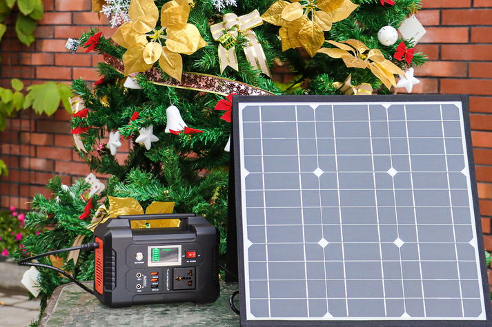 200W Portable Power Station with 50W 18V Portable Solar Panel – BZT ...